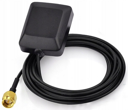 SAMOCHODOWA ANTENA GPS SMA-A HIGH-QUALITY 5M 42MHZ 5V 15mA 40621 ...